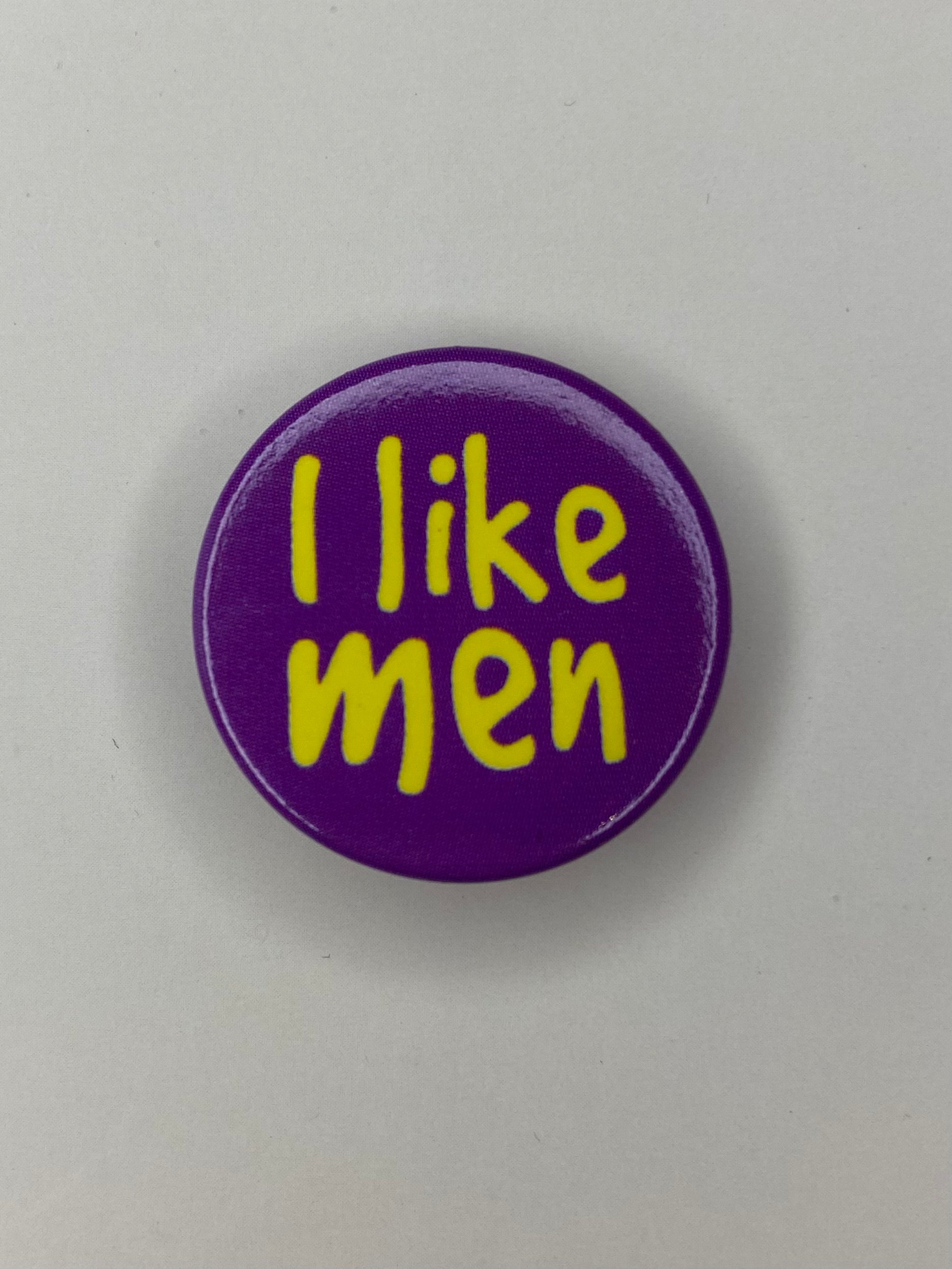 Button I like men – Rainbow-Pride.de